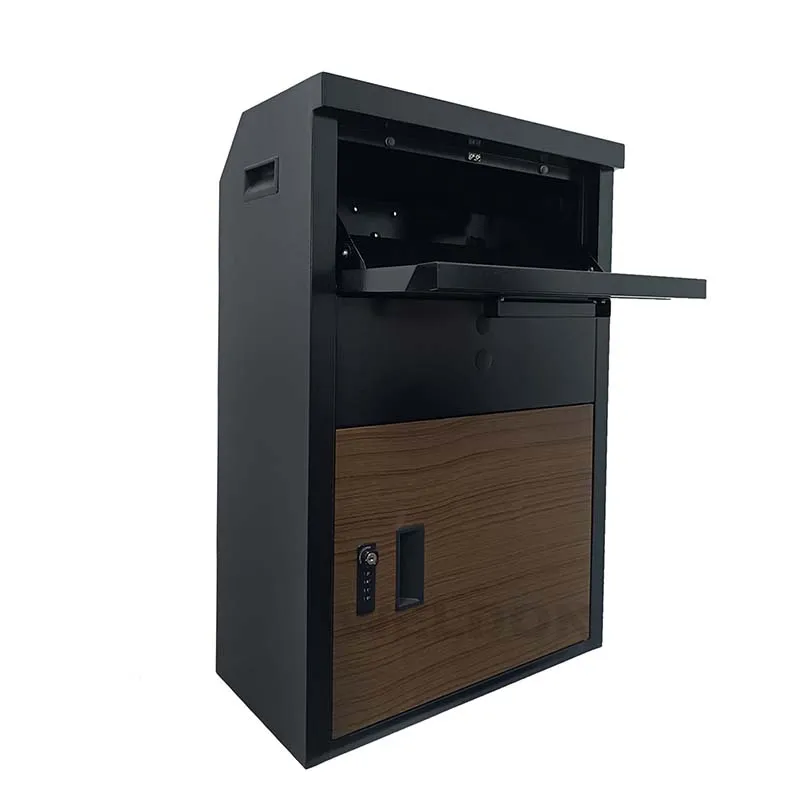 Outdoor Metal Wall Mounted Packaging Courier Box Delivery Mailbox ...