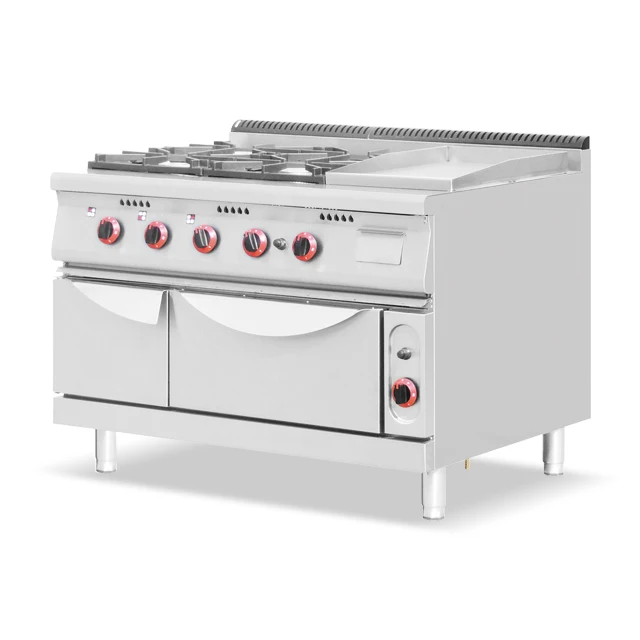 Commercial Kitchen Equipment Gas Cooker With Oven - Buy Gas Cooker With ...