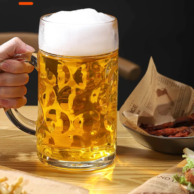 1l Hero Beer Mug With Hand Home Bar Food Grade German Beer Steins ...