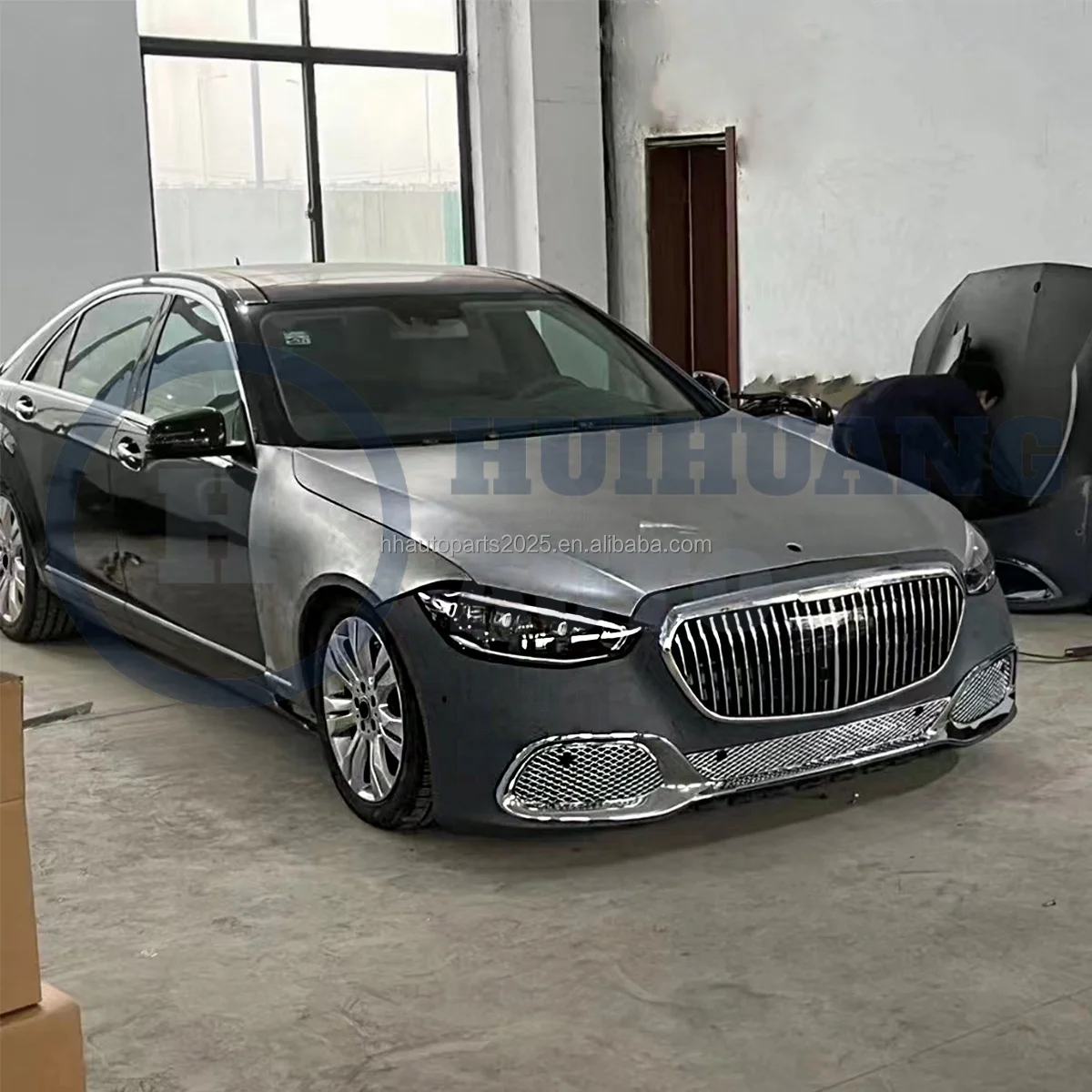 Auto Parts W223 Maybach Style Body Kit for Mercedes Benz W221 Bodykit ...