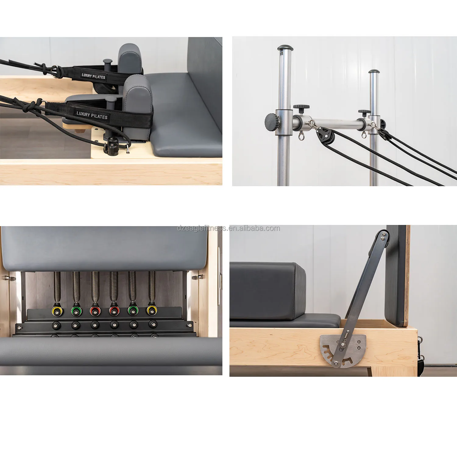 Factory Adjustable Pilates Reformer Foot Bar Adjustable Core Bed - Buy ...