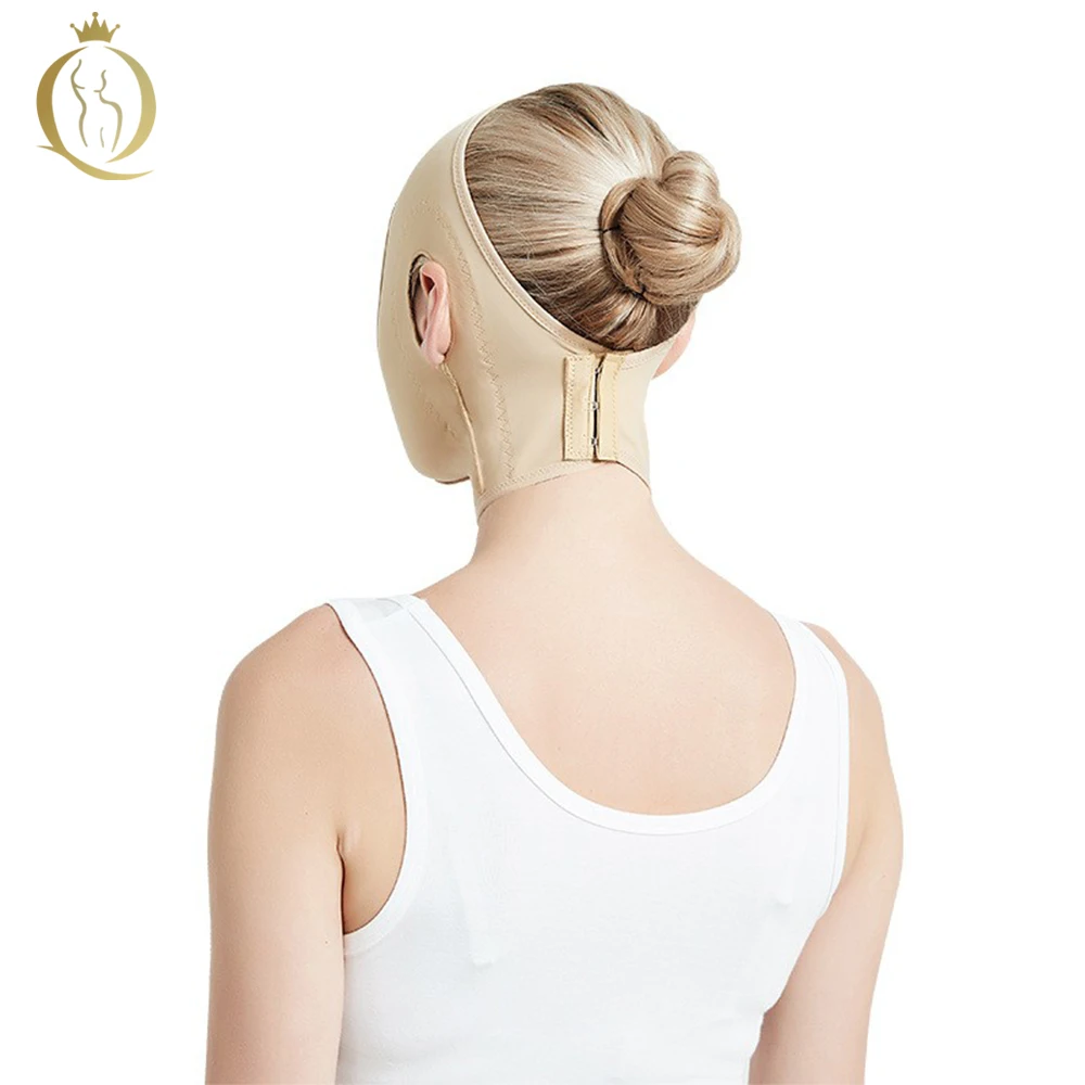 Neck and Chin Compression Garment Wrap Face Slimmer Chin Lifting Post ...