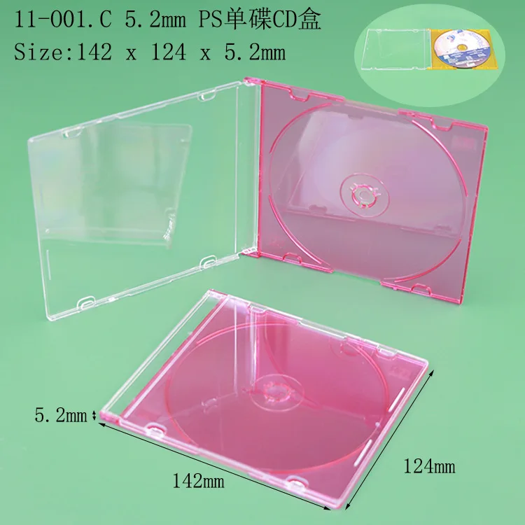 Wholesale Packing Plastic Clamshell CD Case Empty Blank Cases Clam ...