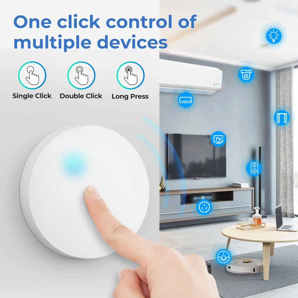 Tuya Zigbee Smart Key Switch - Multi-Scene Intelligent Control