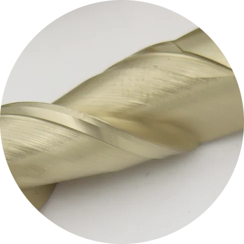 Variable Helix and Pitch 2 Flute Solid Carbide Milling Cutter ZrN ...