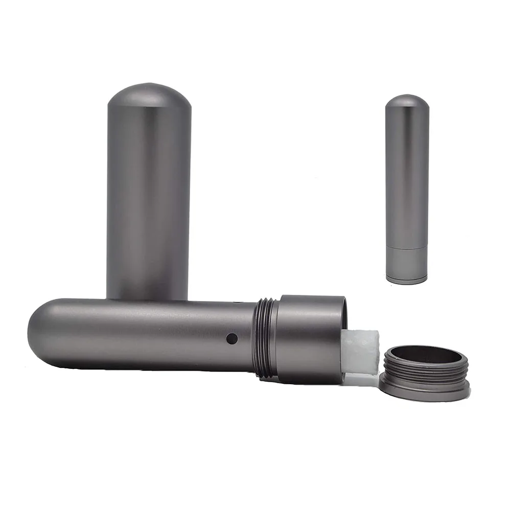 Natural Essential Oil Aluminum Nasal Inhaler Stick Aluminum Metal ...
