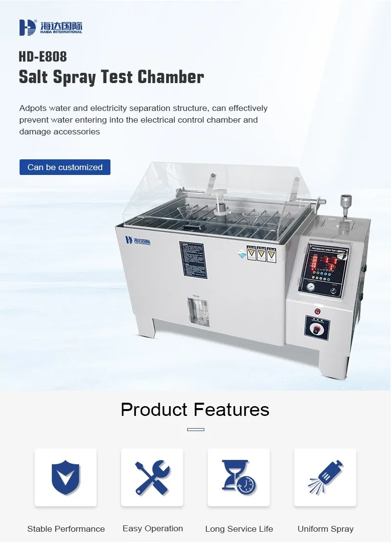 High Configuration Lab Salt Spray Test Machine Salt Spray Corrosion ...