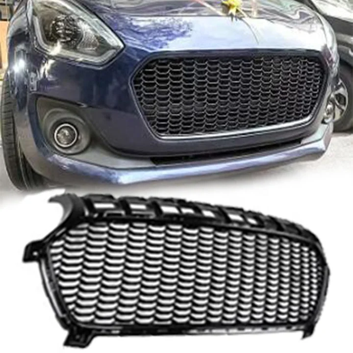 2023 Upgrade Car Front Bumper Carbon Fiber Grille For 2006-2018 Suzuki ...