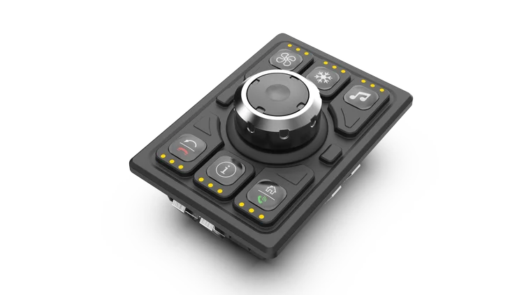 6 Buttons with Rotary Knob Intelligent Keypad - CAN Bus