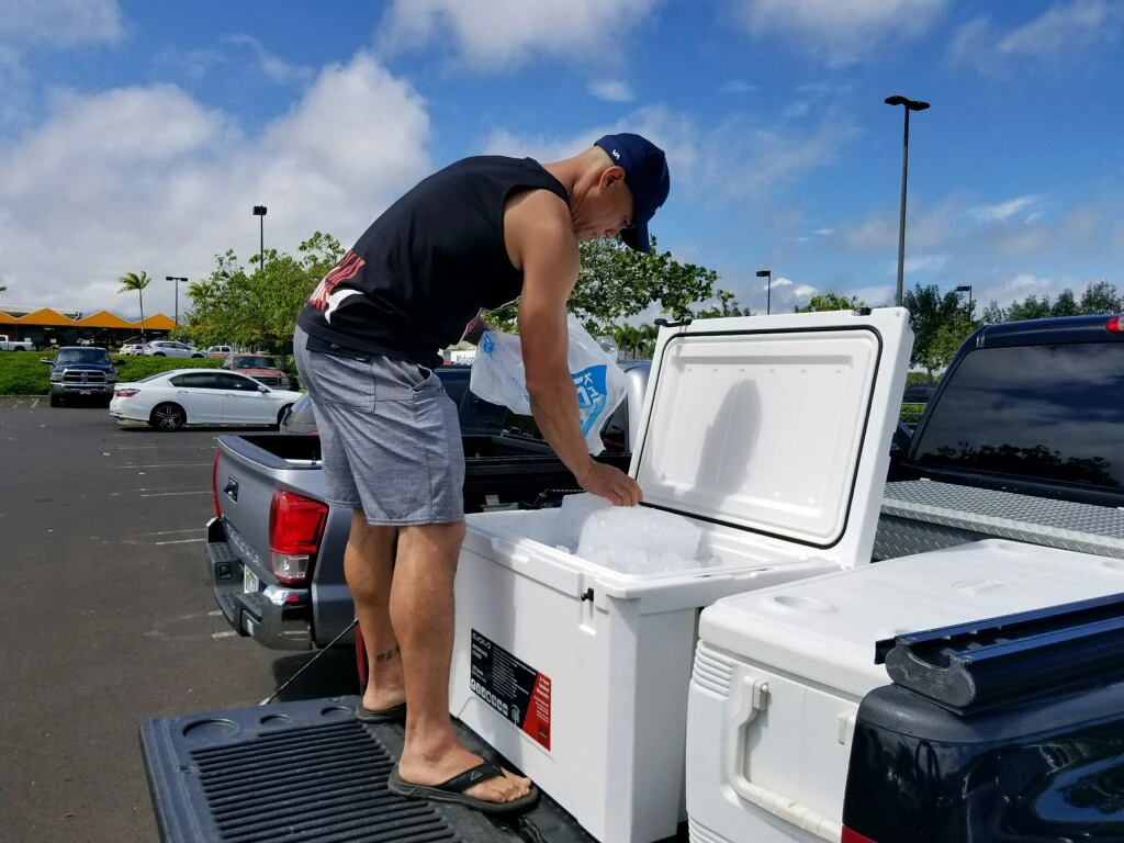 110L Heavy Duty Rotomolding Ice Cooler Box for Car & Camping