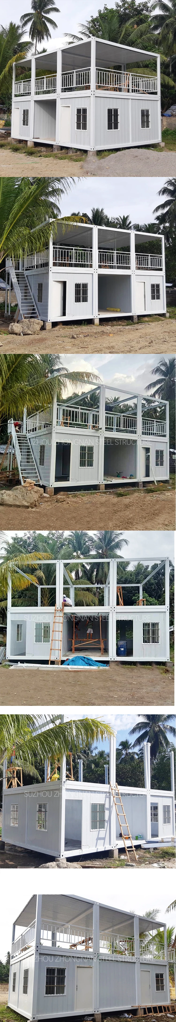 Double Storey Prefabricated Container Van Home for Thailand