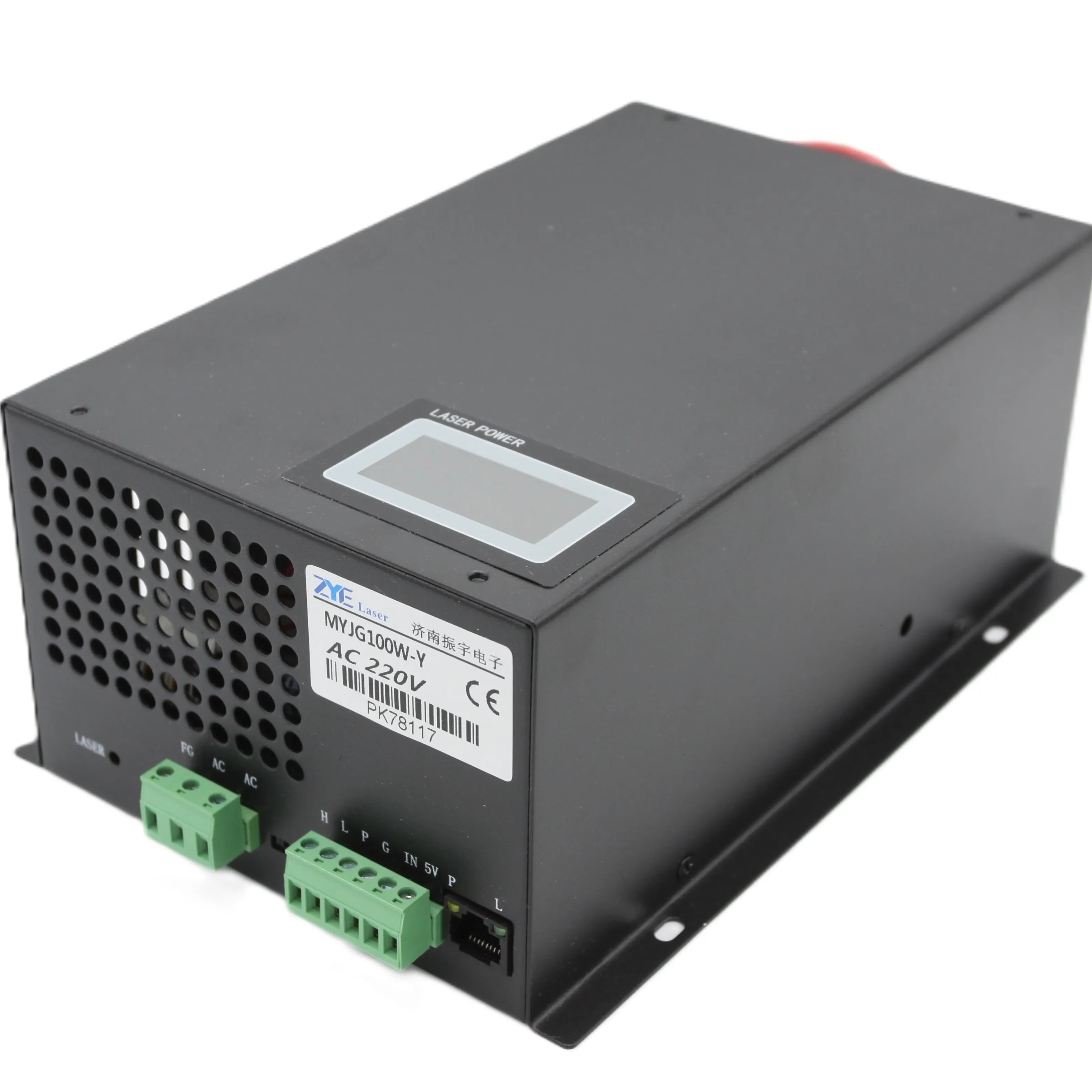 Laser Source Zye Myjg 100w-y Co2 Laser Power Supply For Co2 Laser ...