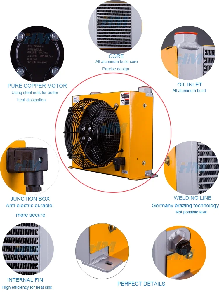 Hydraulic Oil Cooler Radiator AH1680T-300L - High Efficiency