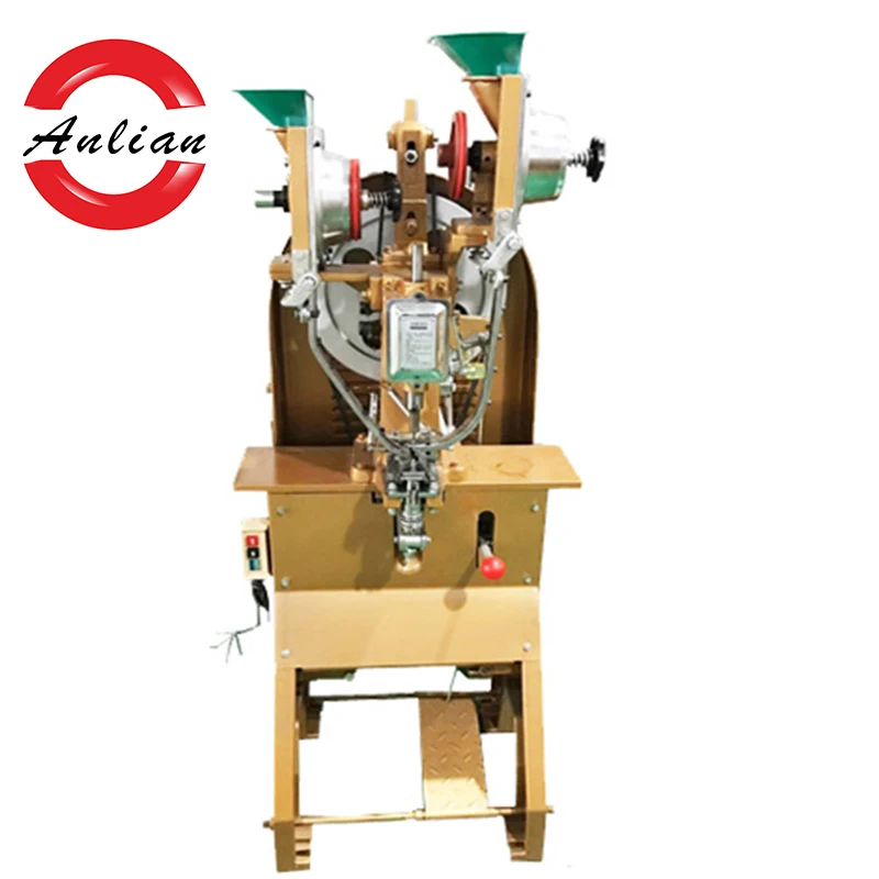 Garment Industrial Electronic Eyelet Button Fitting Machine Metal And ...