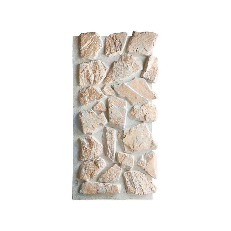 Exterior Big Slab Soundproof Stone Compressed Foam Stone Wall Panel ...