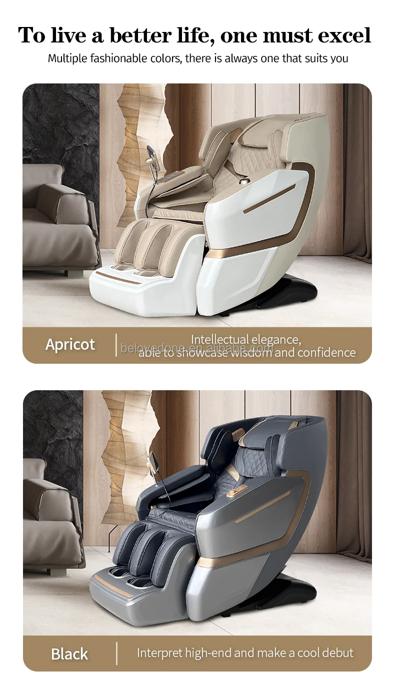 Luxury 3D 4D Massage Chairs - Zero Gravity & Full Body