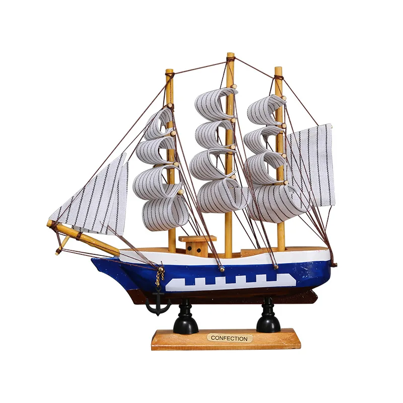 Tailai Wooden Historic Ship Model Nautical Sailing Handcrafts Home ...