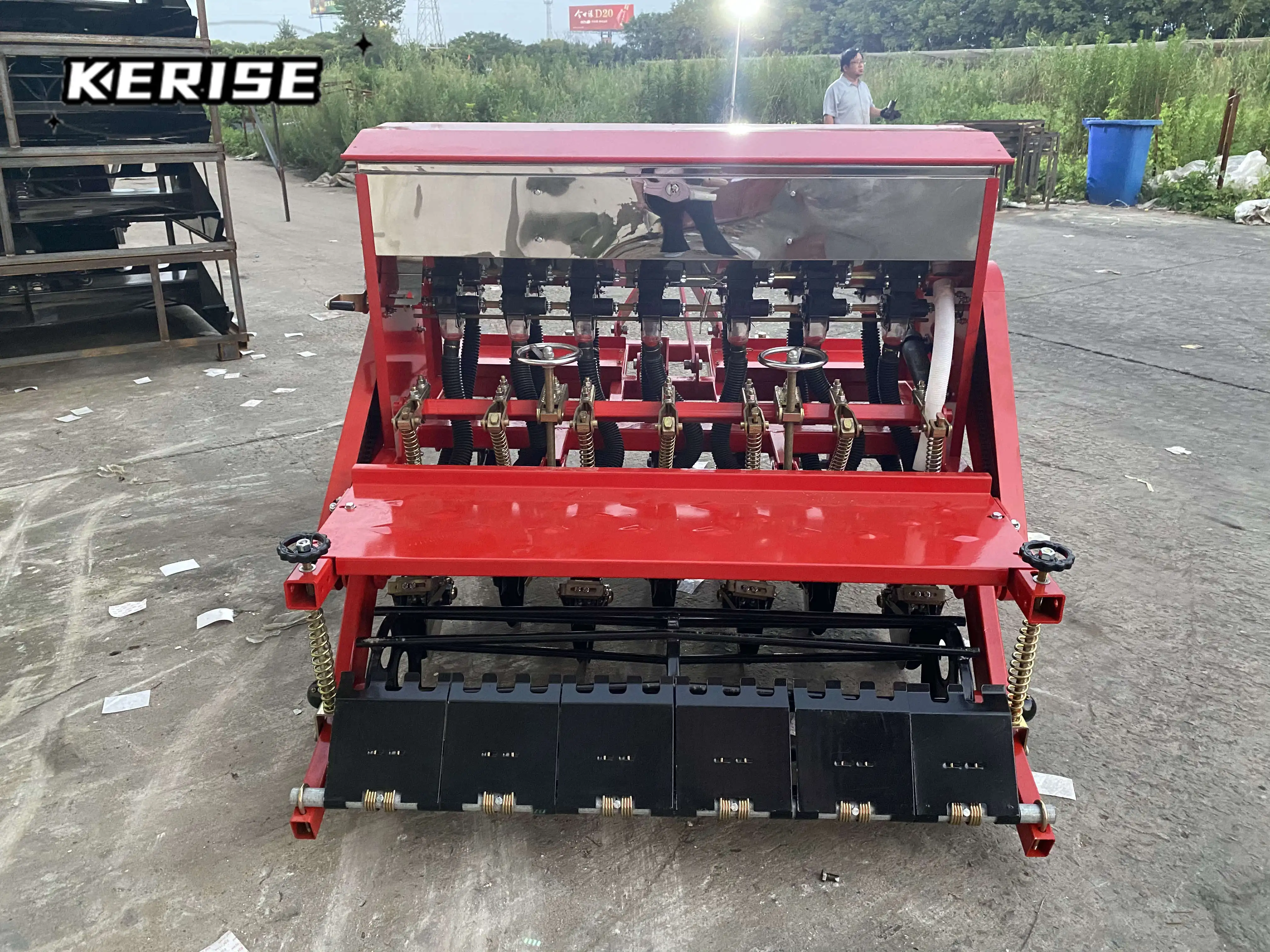 KERISE No-Till Seeder - Efficient 7 Row Planter for Tractors