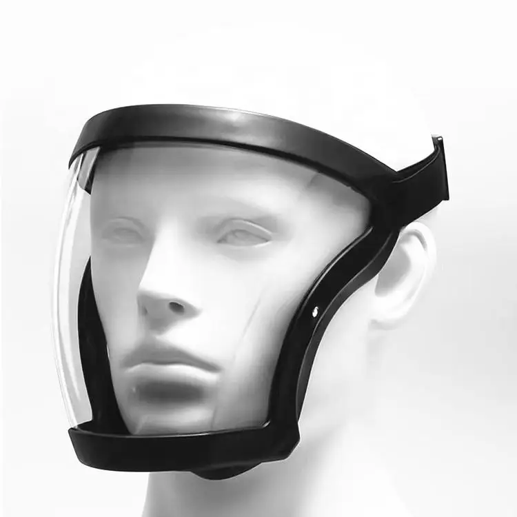 PC Anti-Fog Plastic Protective Clear Safety Face Shield Full Face ...
