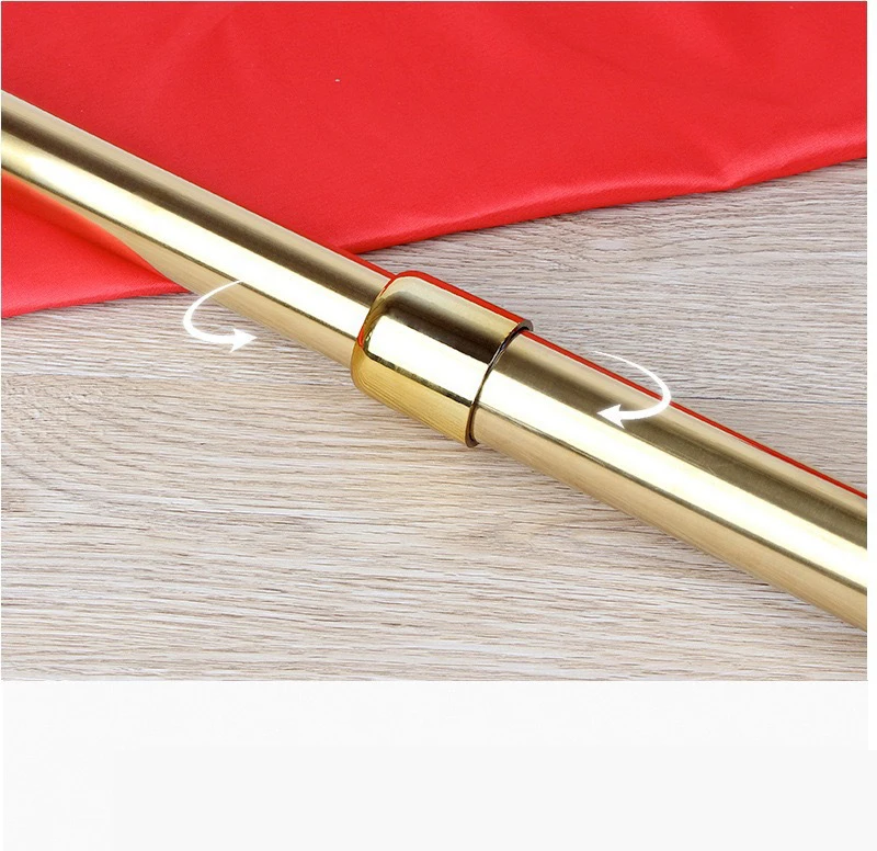 High Quality Hotel Hall Decoration Stainless Steel Flagpole Indoor ...