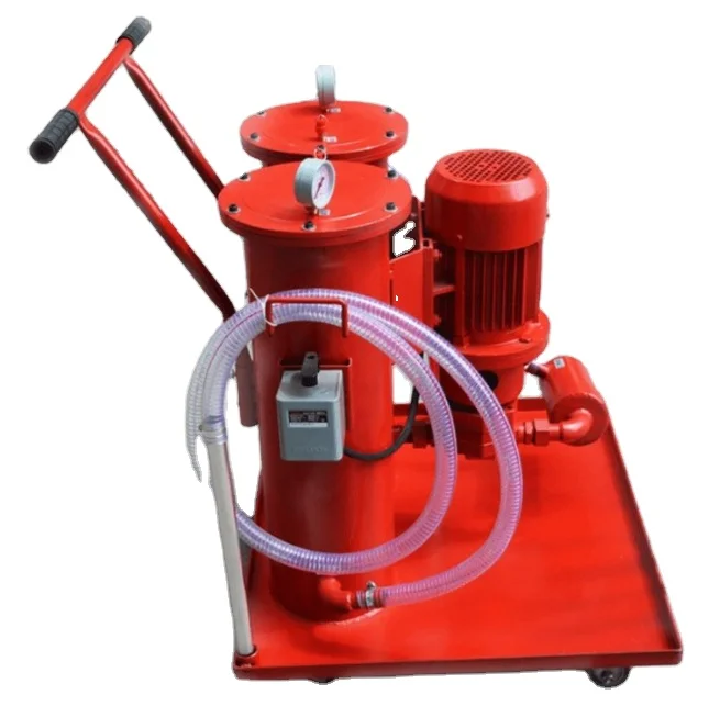 Double Filter Housing Diesel Fuel Tank Cleaner Movable Oil Purifier ...