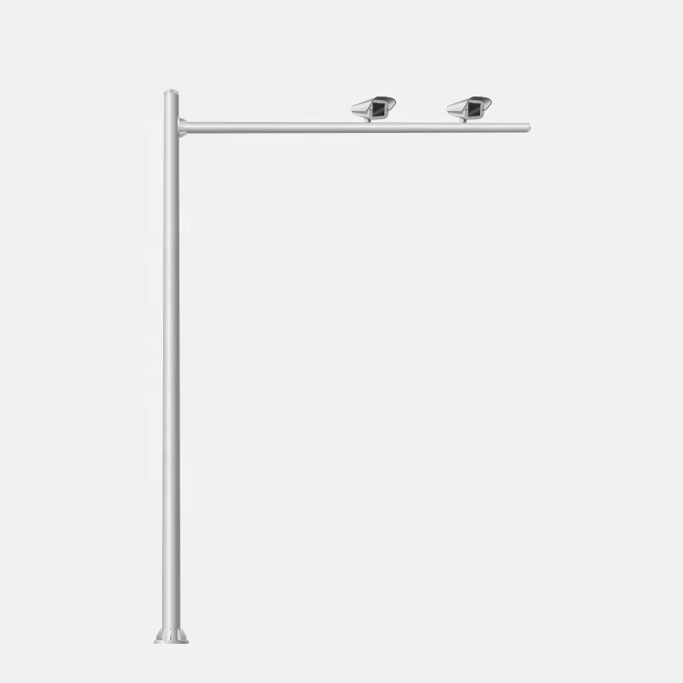 cctv camera pole octagonal traffic monitor steel pole 6m factory price ...