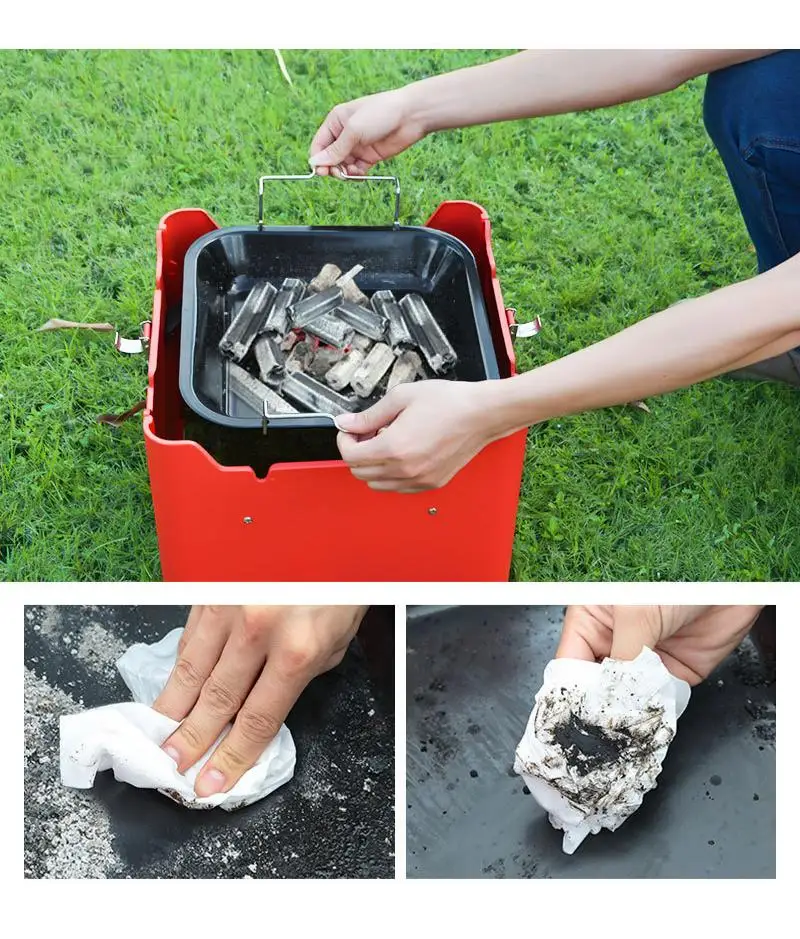 Portable Mini Barbecue Grill - Easily Cleaned & Adjustable