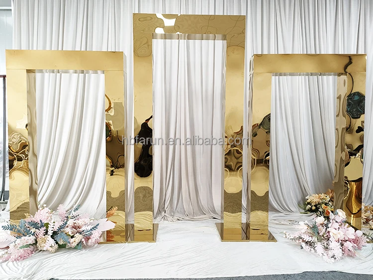 Stainless Steel Wedding Arch - Elegant Event Decoration