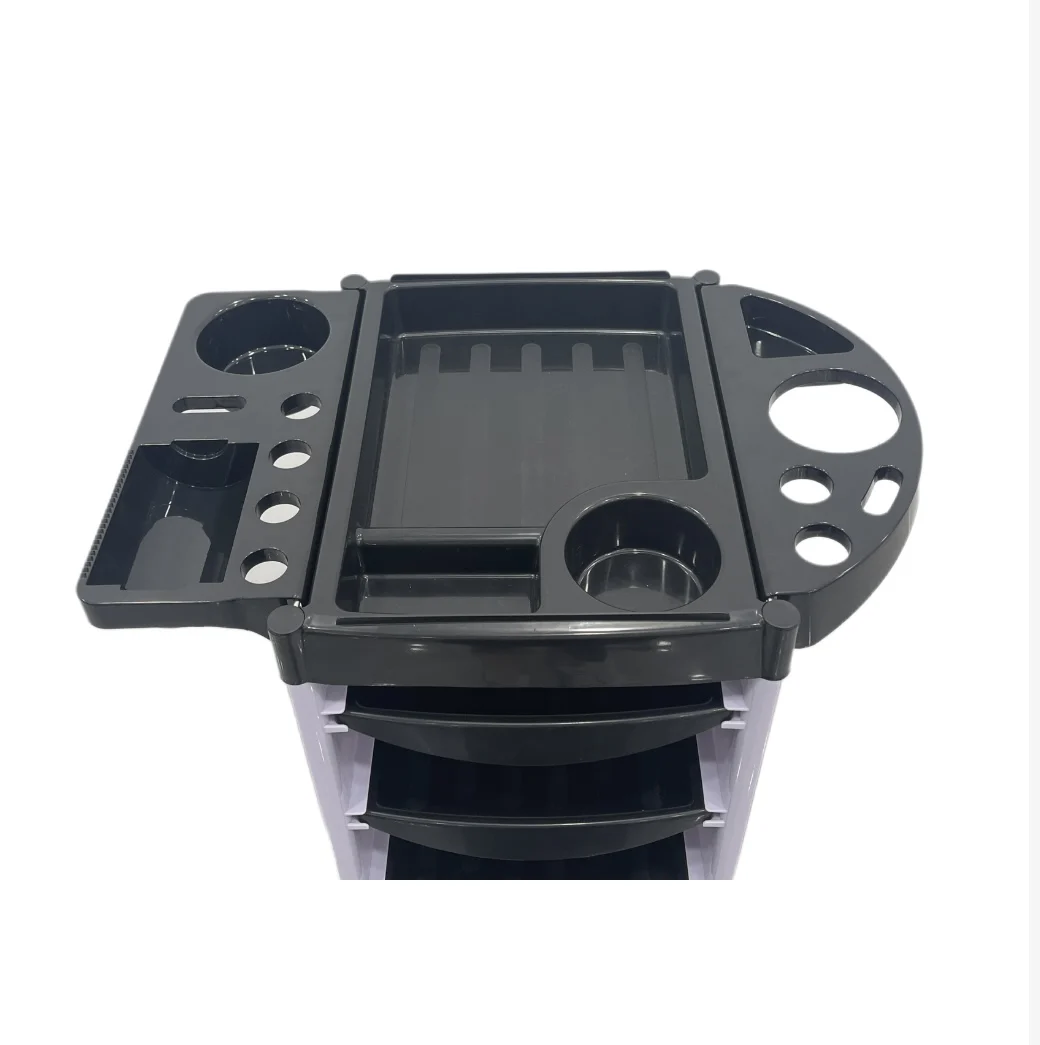 Lockable Rolling Wheels Salon Trolley Stylist Equipment Hair Dryer ...