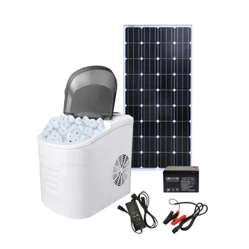 Portable Eco Solar Dc 12v/24v Automatic Ice Maker With 2.2 Water Tank ...