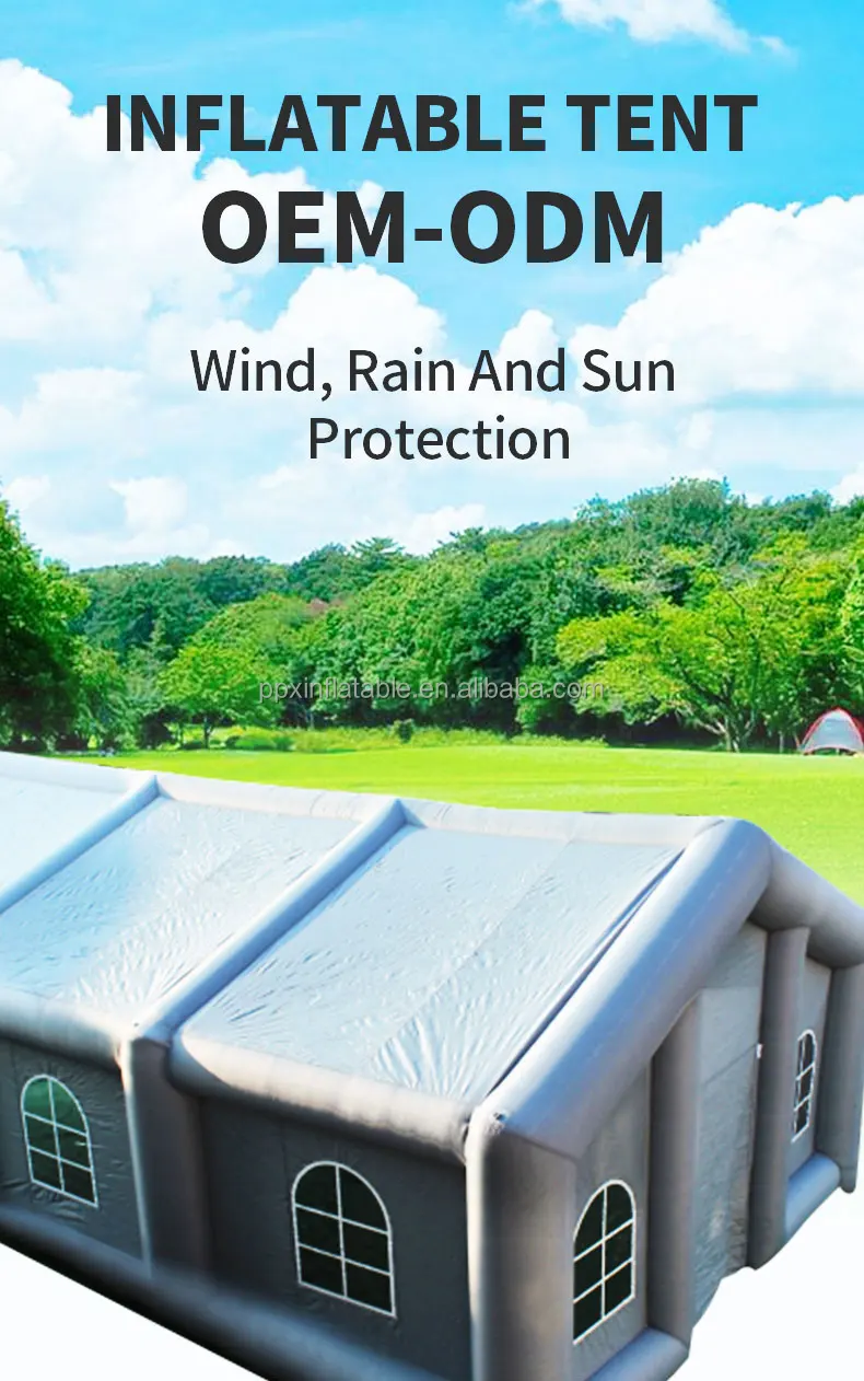 Large Giant Outdoor Led Light Blow Up White Inflatable House Durable ...