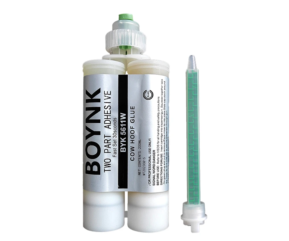 China Supply 50ml Two Part Cow Hoof Block Rubber Adhesive Fast Bonding ...