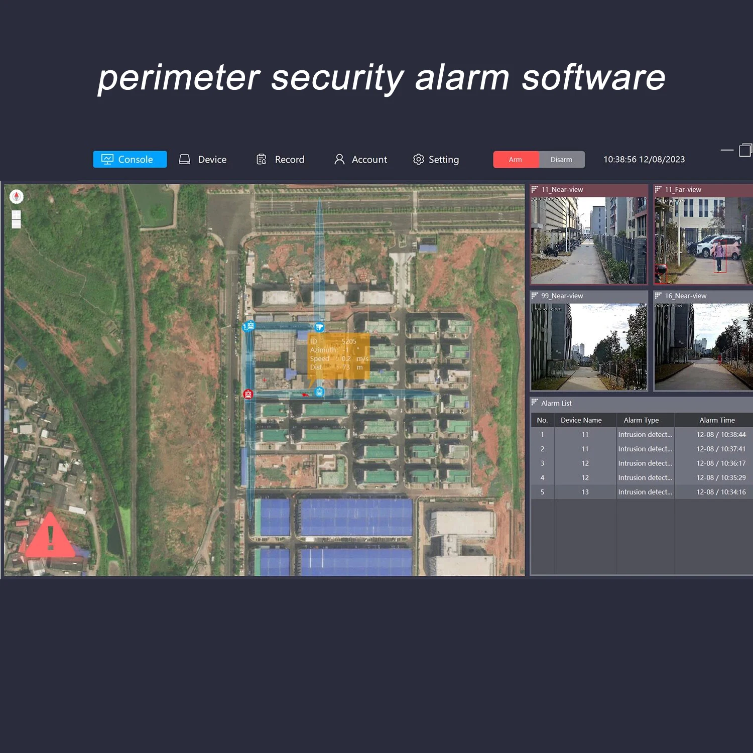 60ghz Millimeter Wave Radar Sensor for Perimeter Security
