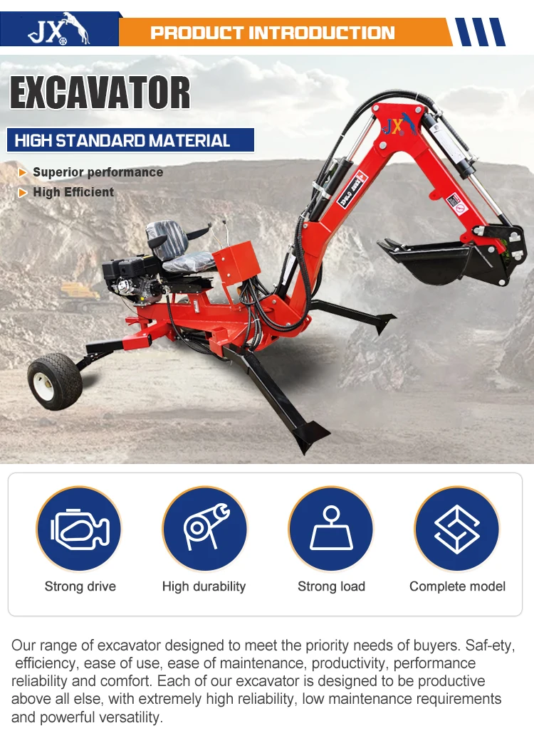 2025 Towable Backhoe Mini Spider Excavator - 360° Rotation