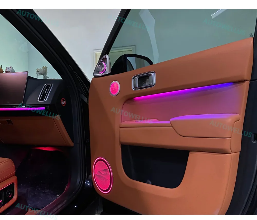 64-Color Dynamic Dashboard Door Panel Ambient Lights for Lixiang L7/L8 ...