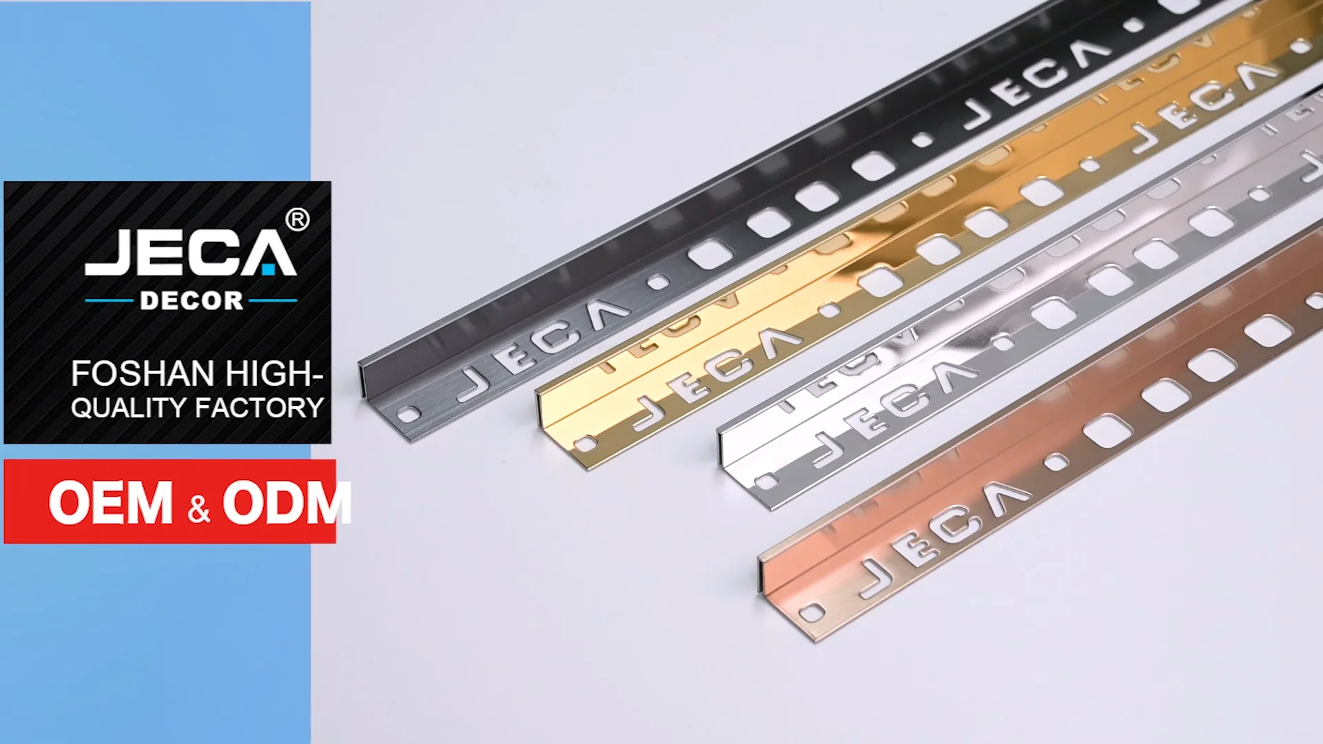 Foshan Supplier Jeca Tile Profiles Tile Edging Trim For Floor Or Wall ...