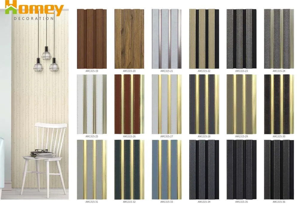 Multi Design PS Wall Panels Polystyrene Plastic Material Wall PS Slat ...