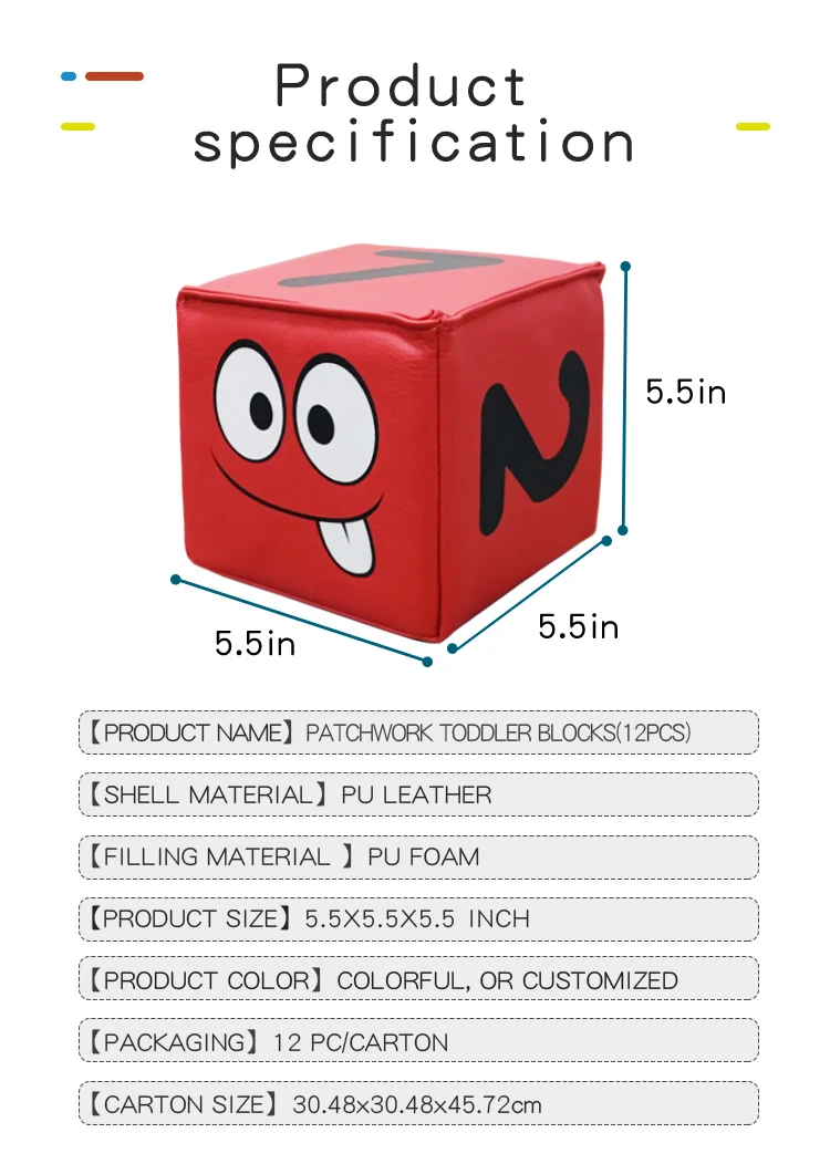 Factory Number Soft Play Blocks Toddler Educator Toys Or Preschool ...