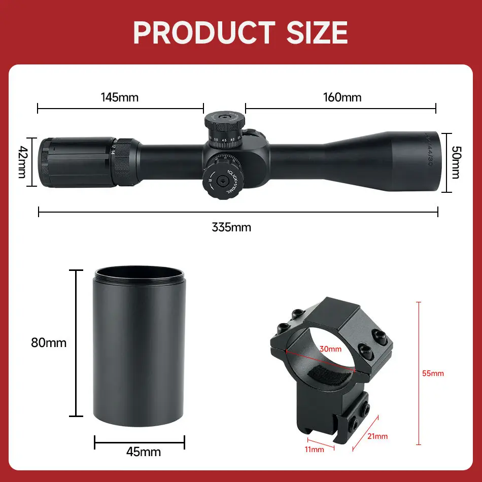 Alibaba.com: Tactical Scope 4-14x44 FFP First Focal Plane Hunting ...