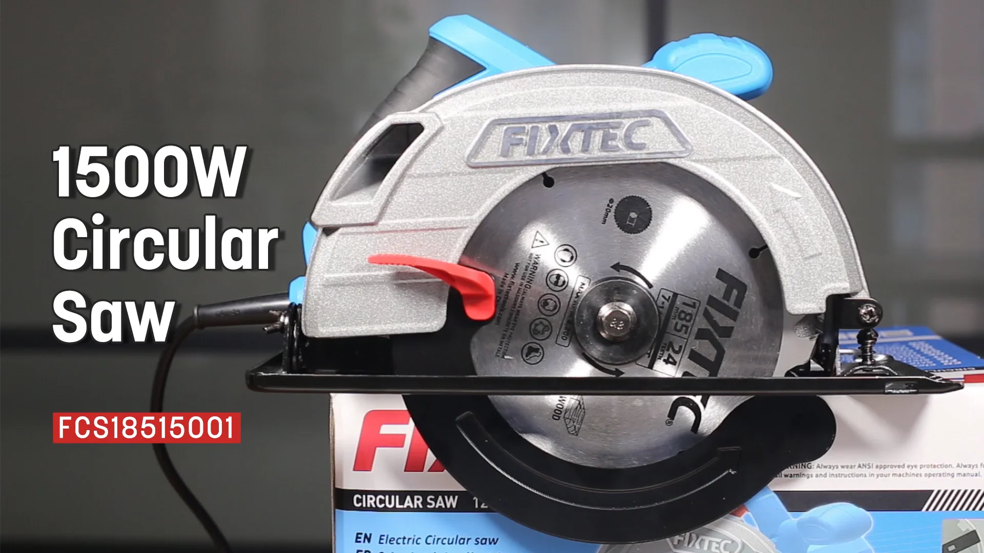 Fixtec 1500w Power Saw 185mm Circular Saw Machine Wood Hand Cutter ...