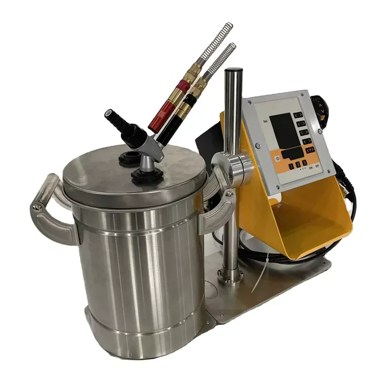 Laboratory Test Electrostatic Manual Powder Coating Gun With Small ...