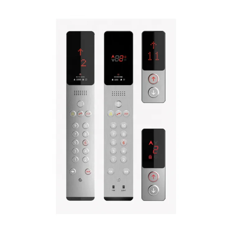 Super Slim Elevator HMI COP LOP Call Button Panel SEAD10 - Modern ...