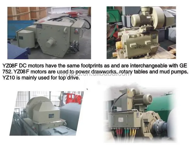 High Quality Oilfield Drilling Rig YZ08 and YZ08A DC Motor