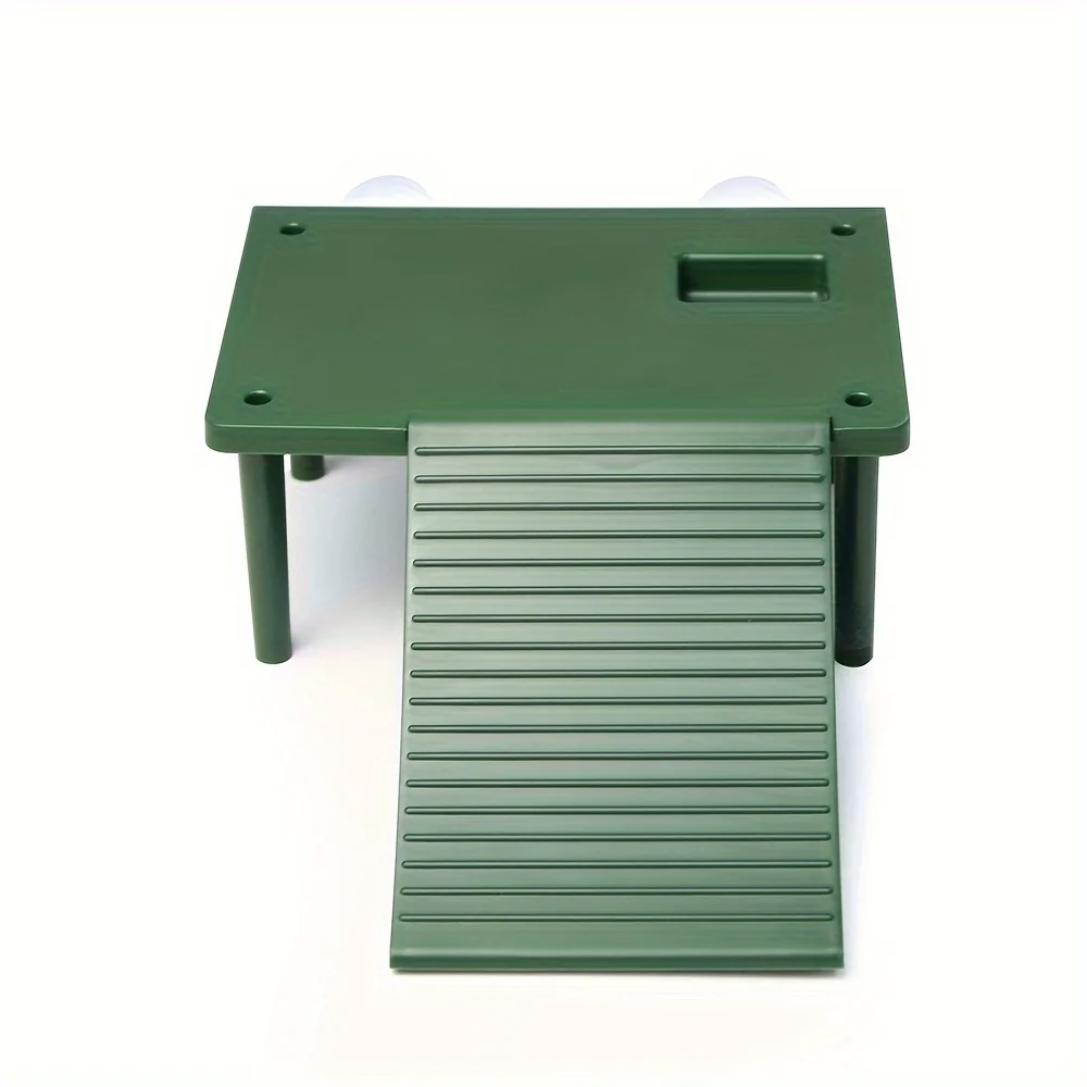 Plastic Turtle Shower Table Fish Tank Aquarium Platform With 2pcs ...