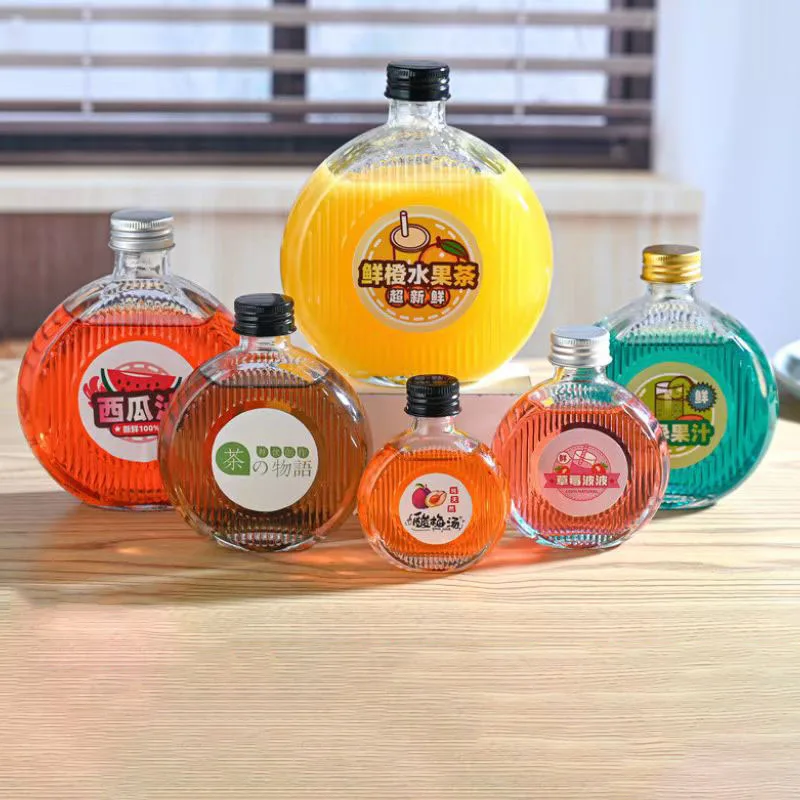 Creative Circular Cold Extraction Bottle 500ml Fruit Wine Bottle ...