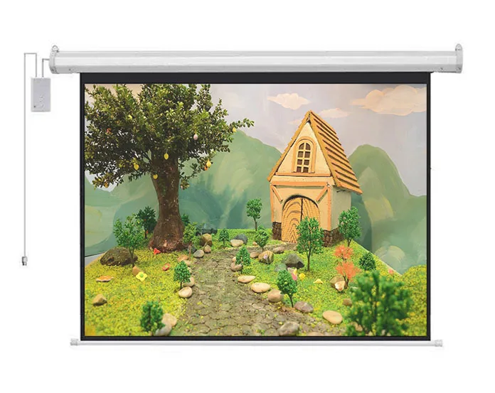 Wall Electronic Projector Screen - 4K HD Display