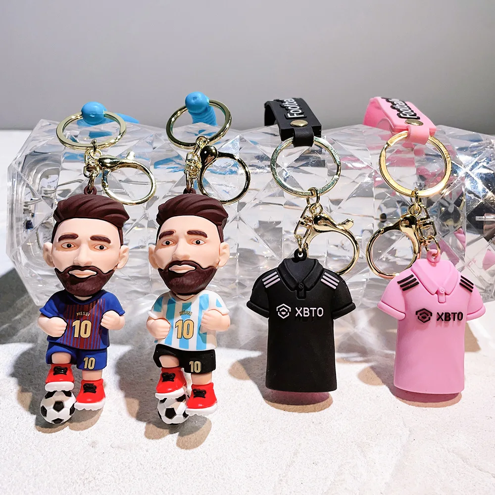 Superstar Messi & Inter Miami Hot Football Keyring Pendant