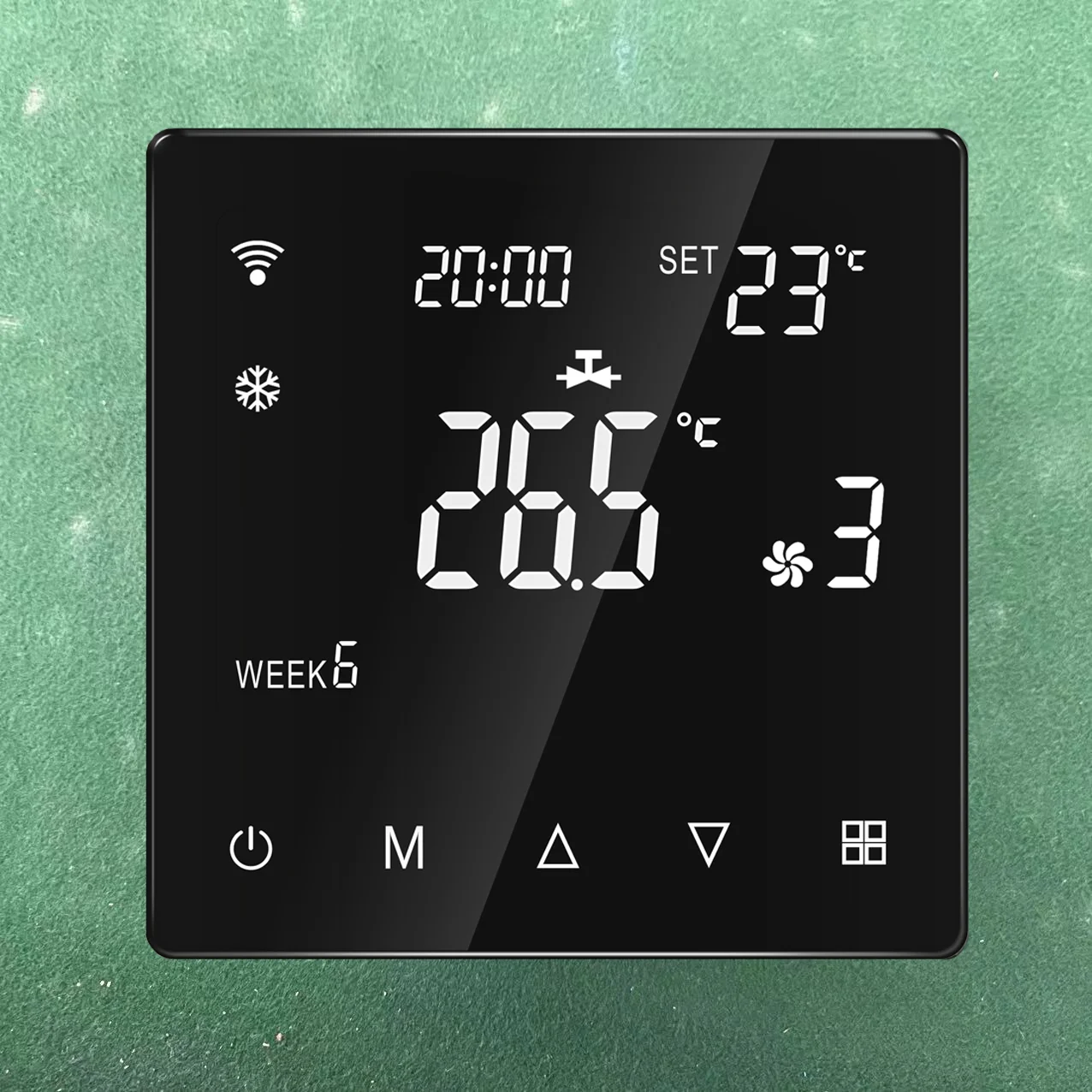 Hotel Air conditioning FCU programmable thermostat Room Temperature ...