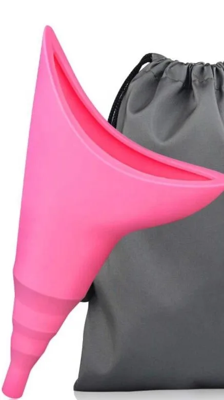 Huali Female Urinal Silicone Uriner Dispositif Voyage Women Camping En Plein Air Stand Up Pipi