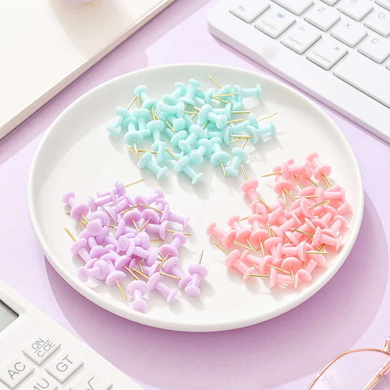 Macaron Notebook Paper Clips Binder Clips Push Pins Combination Office ...